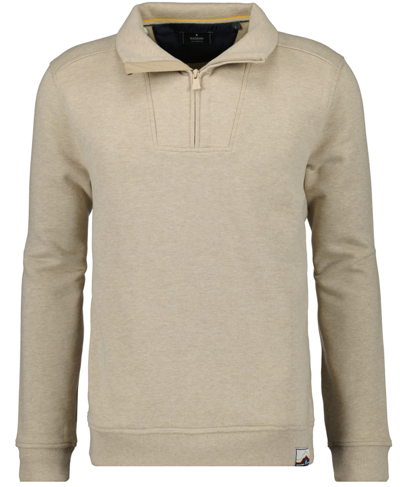 Troyer with zip | Ragman men's fashion
