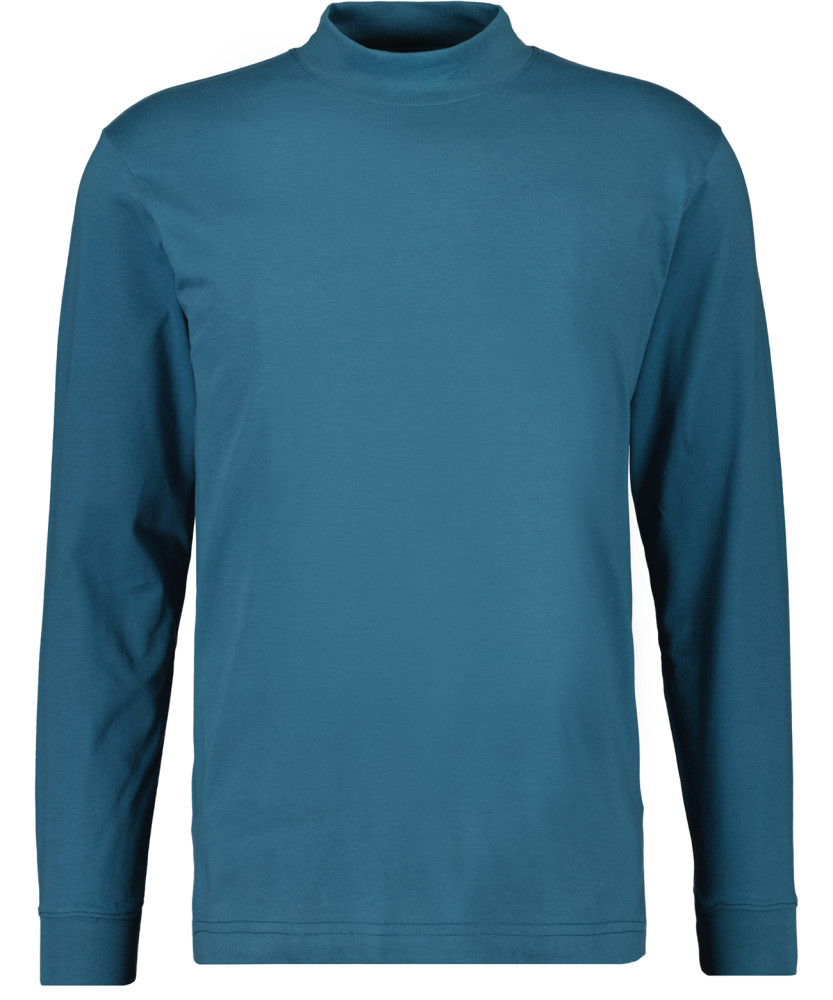 Stehkragenshirt langarm | Ragman Herrenmode