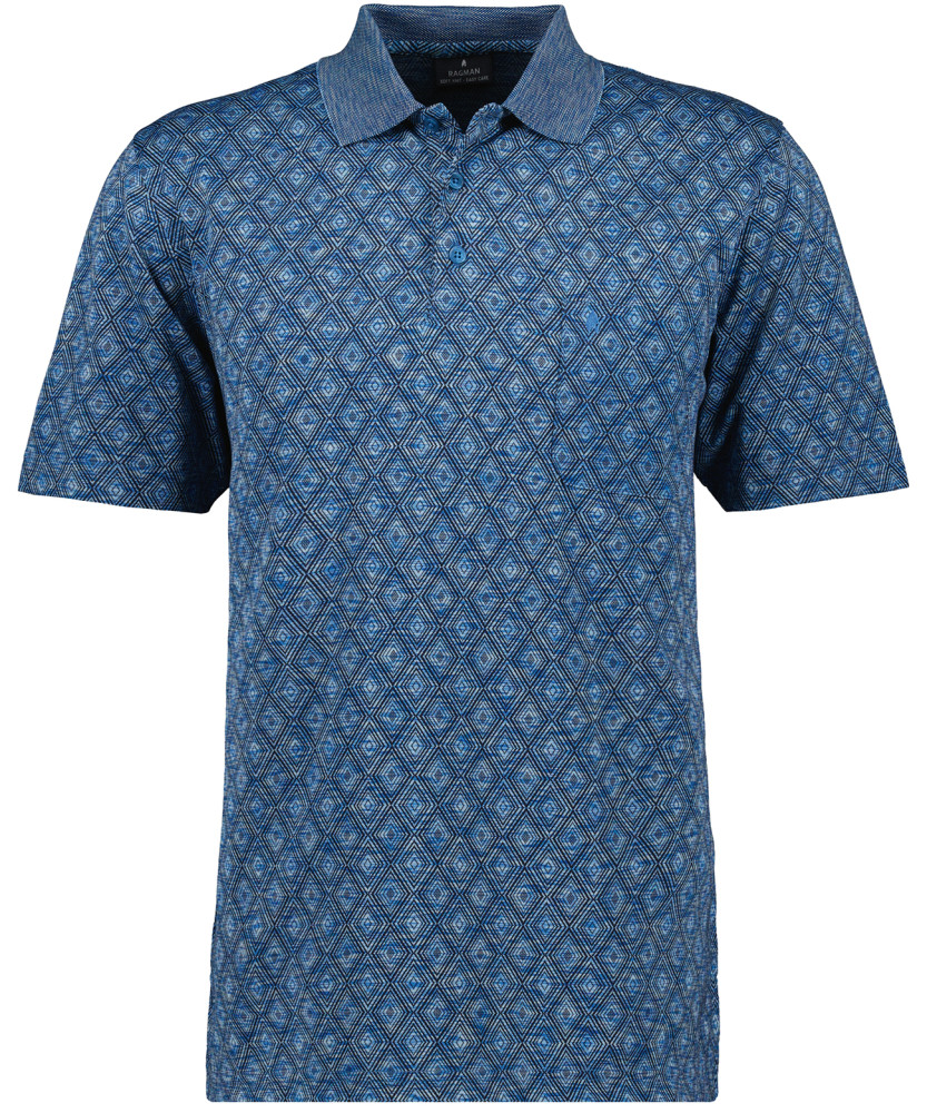 Softknit-Polo Jacquard | Ragman men's fashion
