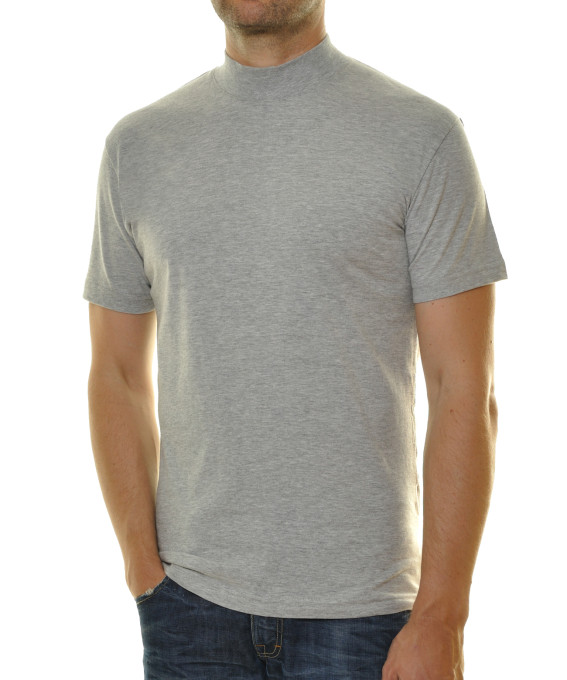 RAGMAN | Onlineshop | T-Shirt with mock neck | Men's fashion online